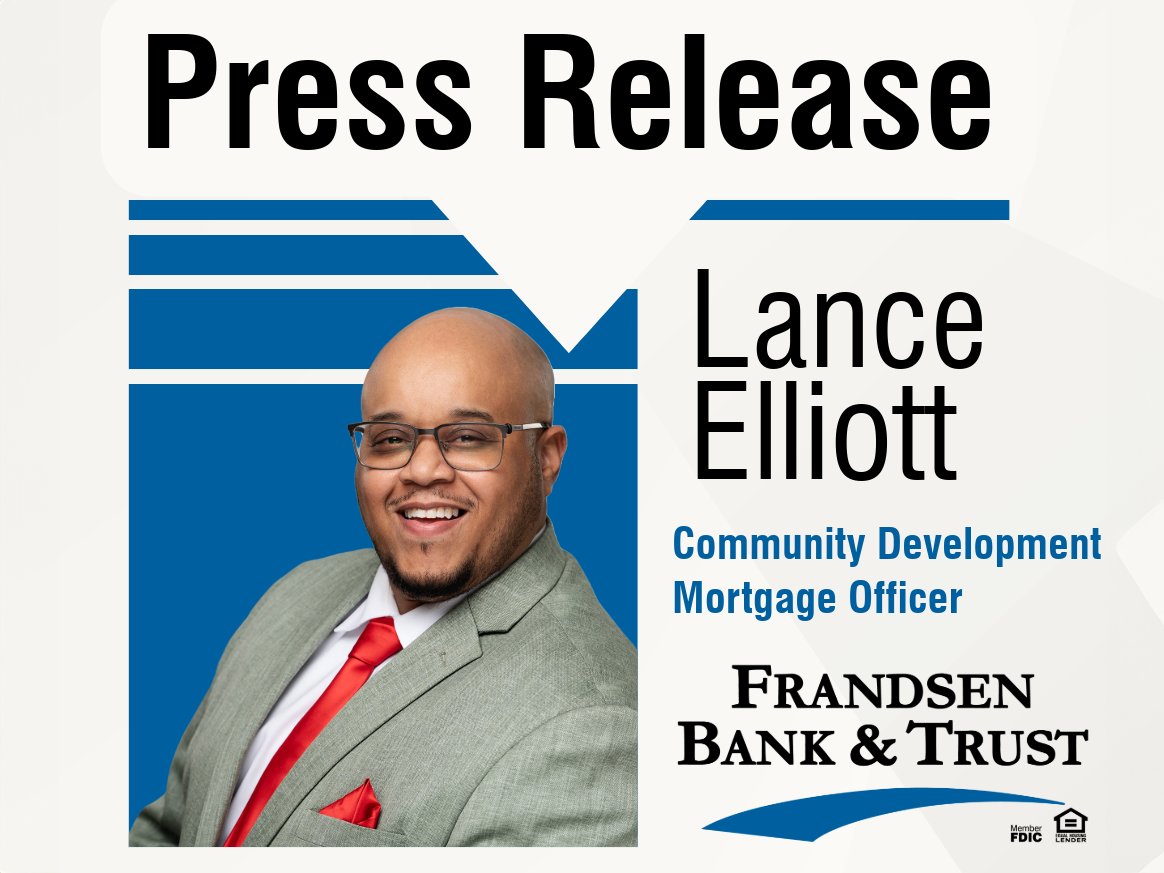 Lance Elliott named Community Development Mortgage Officer - Frandsen Bank